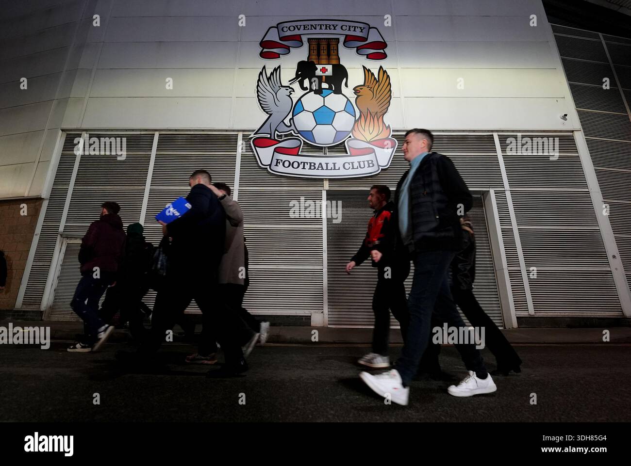Coventry City fans outside the stadium before the Sky Bet Championship ...