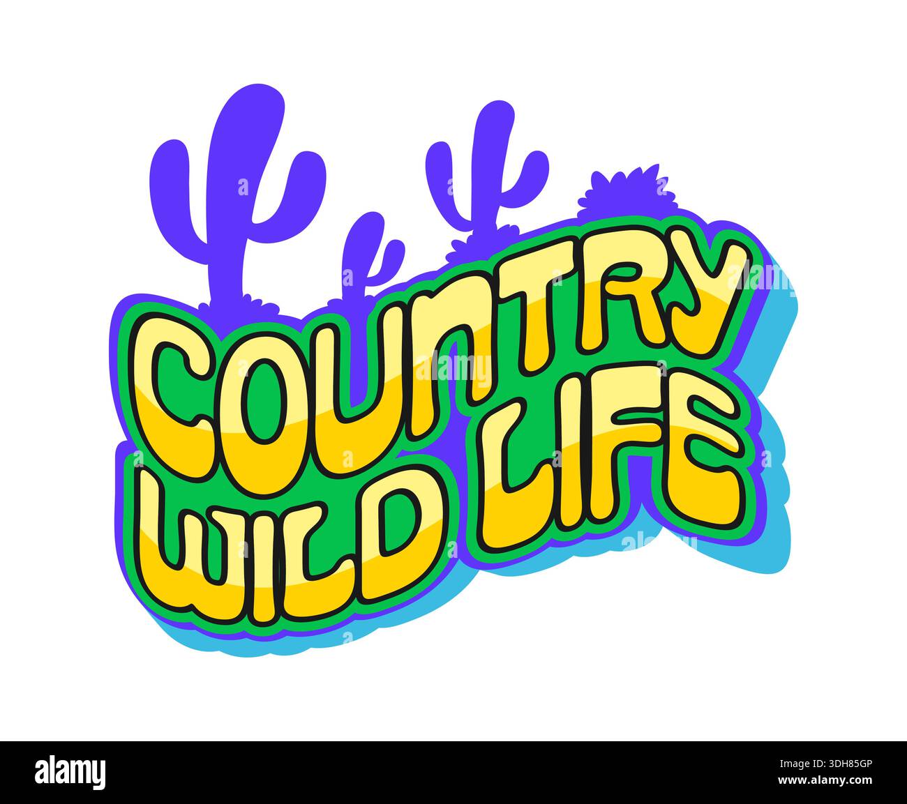 Country wild life western Stock Vector Images - Alamy