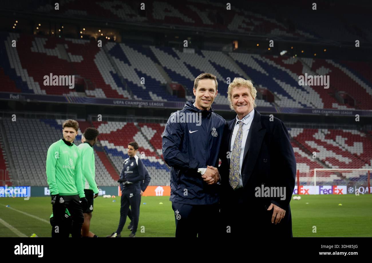 Munich, Germany. 20th Jan, 2026. Union's head coach David Hubert and ...
