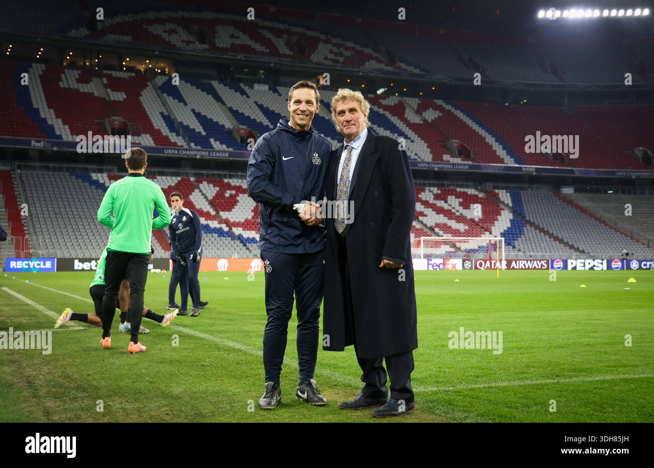 Munich, Germany. 20th Jan, 2026. Union's head coach David Hubert and ...