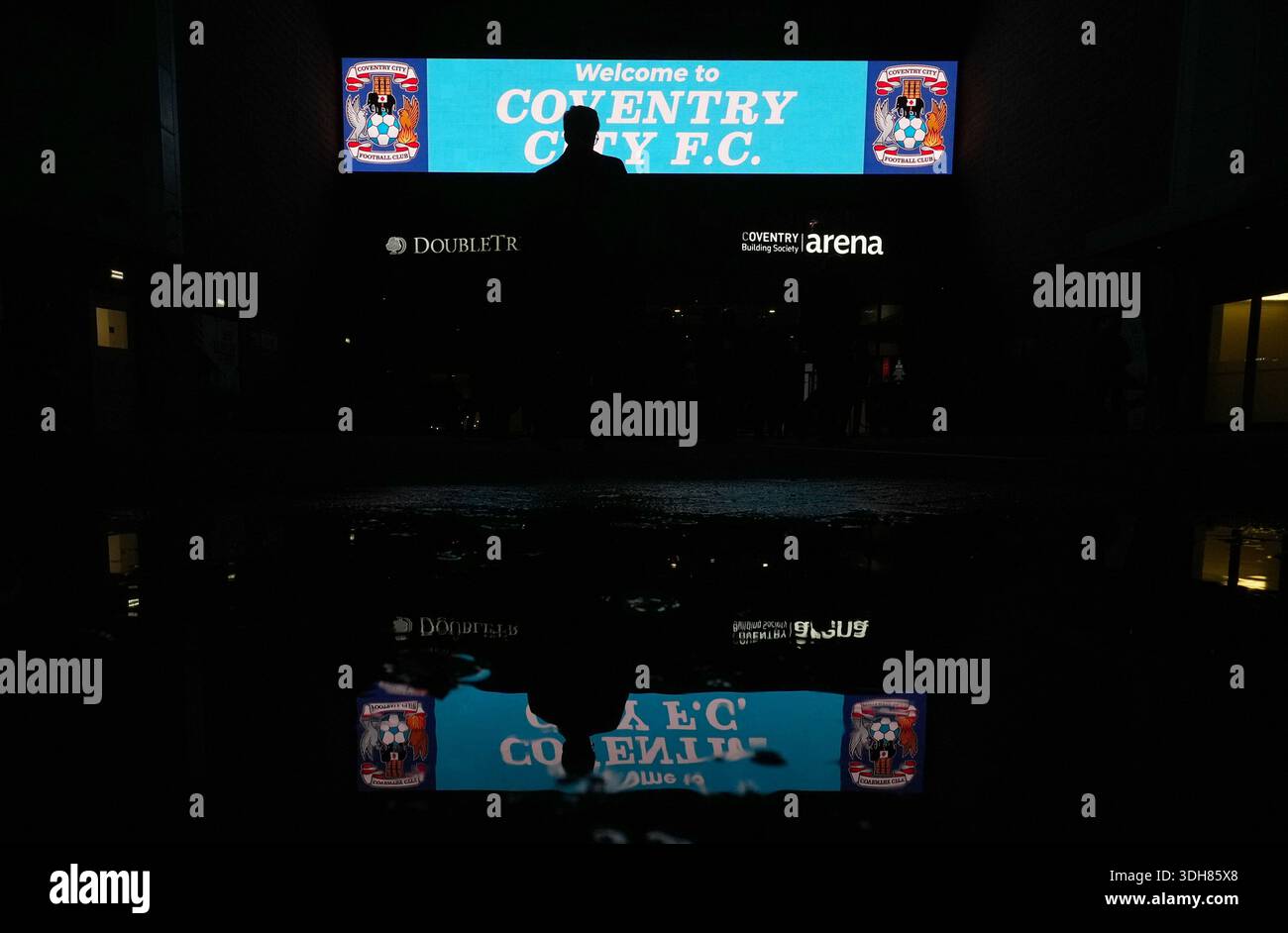 Coventry City fans arrive before the Sky Bet Championship match at the ...