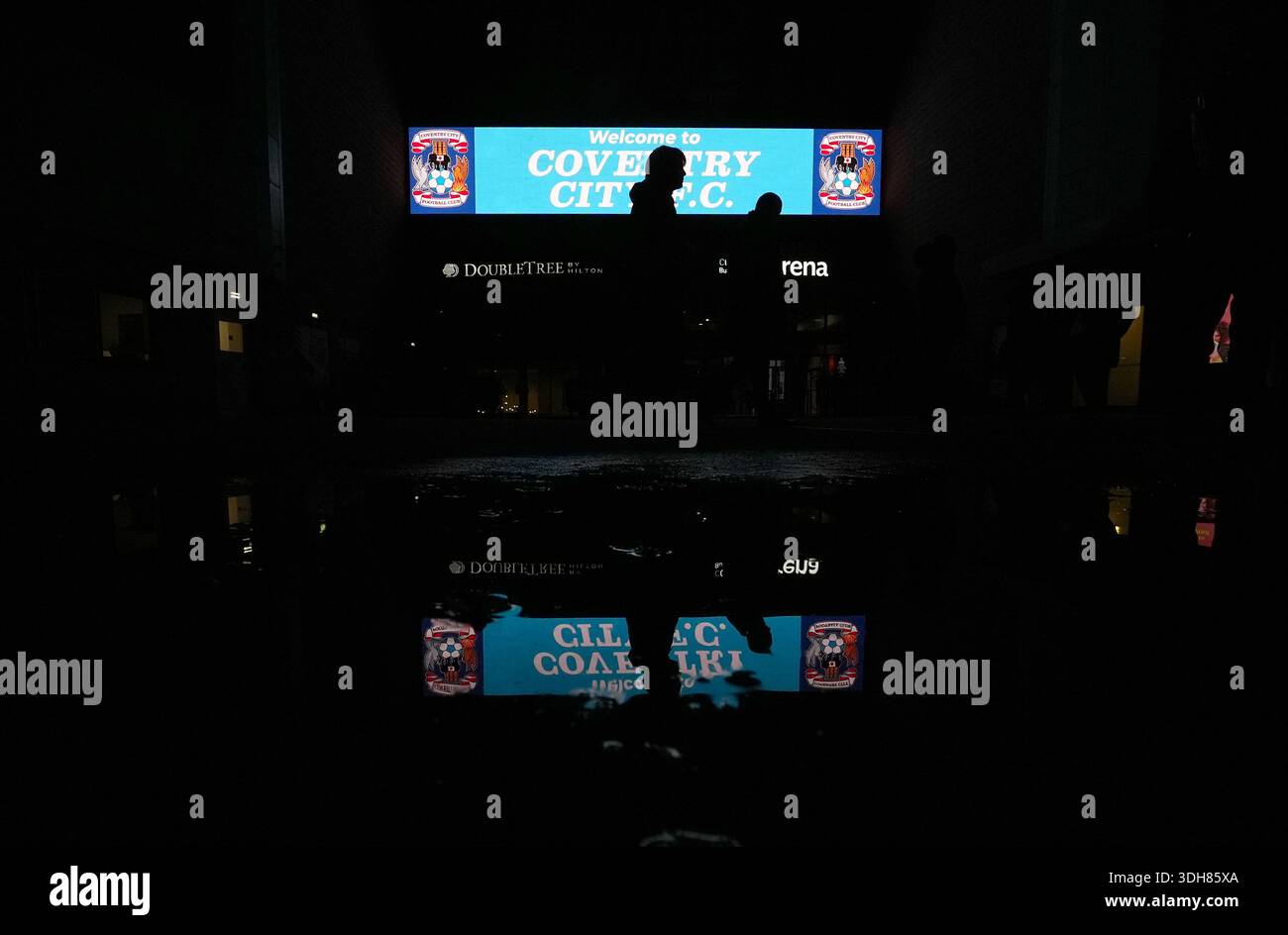 Coventry City fans arrive before the Sky Bet Championship match at the ...