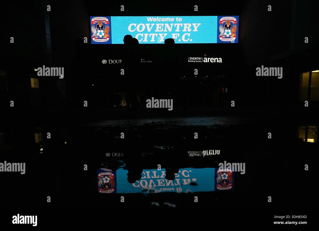 Coventry City fans arrive before the Sky Bet Championship match at the ...