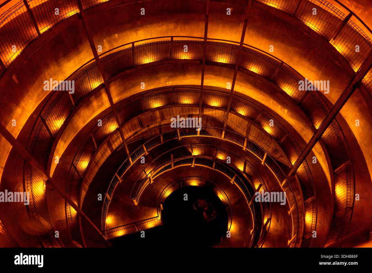Waitomo Caves, Ruakuri Cave, spiral stairs, North Island, New Zealand ...