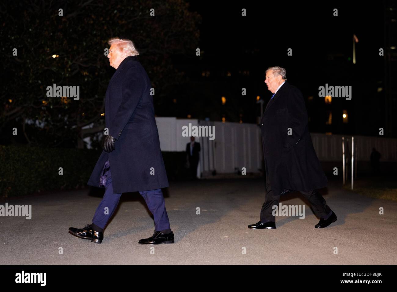 United States President Donald J Trump and Viktor Knavs, Melania Trump ...