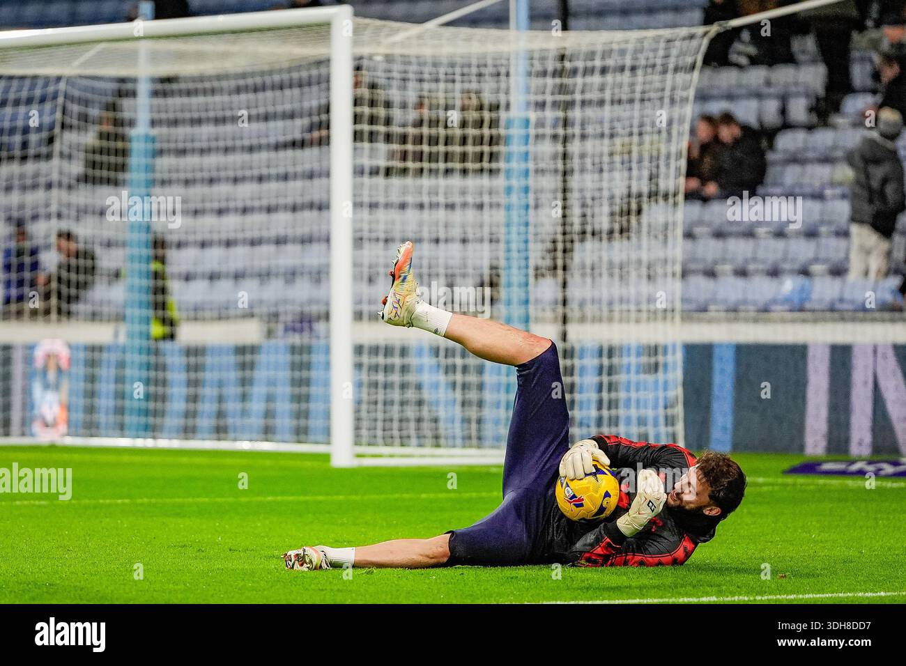 Max Crocombe of Millwall in the pregame warmup session during the Sky ...