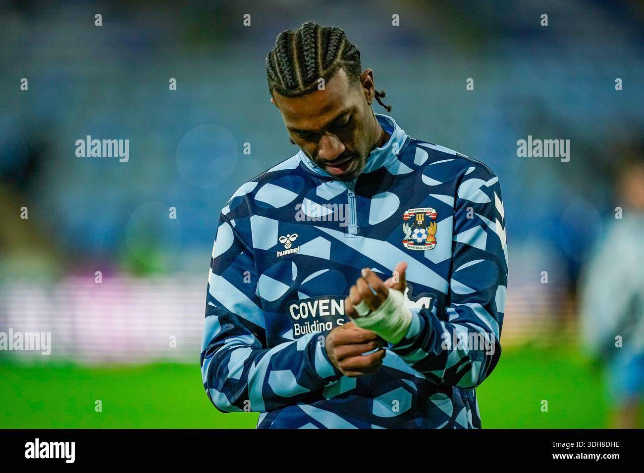New loan signing Ellis Simms of Coventry City during the Sky Bet ...