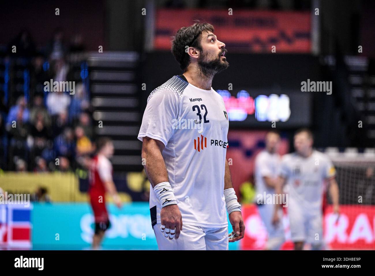 Andrea Parisini of Italy during Men's EHF Euro 2026 - Poland vs Italy ...