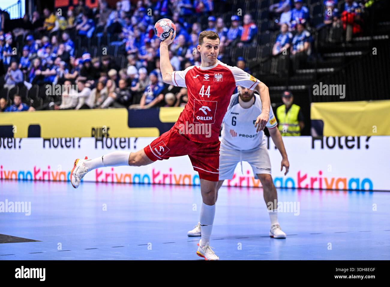 Mikolaj Czaplinski of Poland during Men's EHF Euro 2026 - Poland vs ...