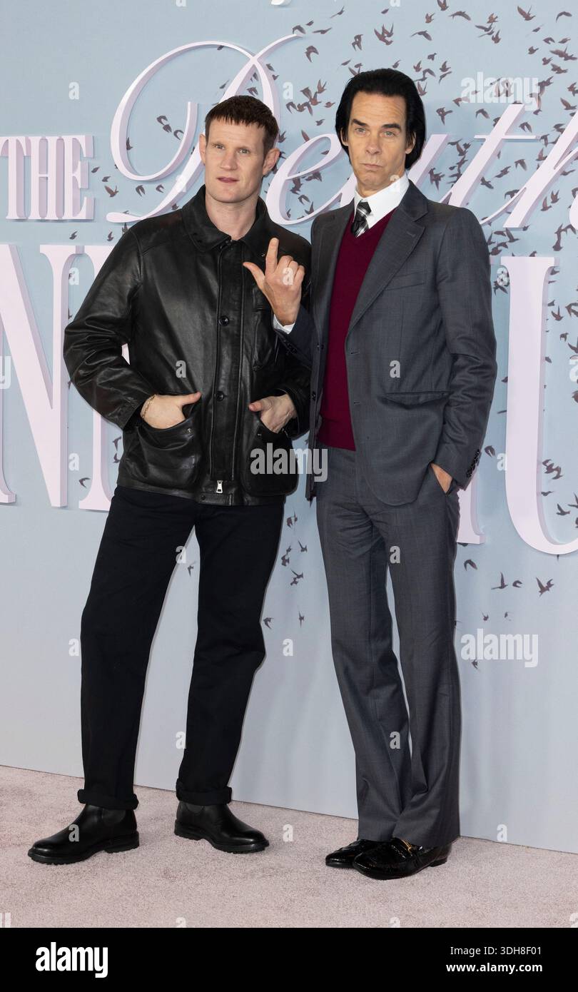 Matt Smith and Nick Cave at the "The Death of Bunny Munro" Premiere at ...