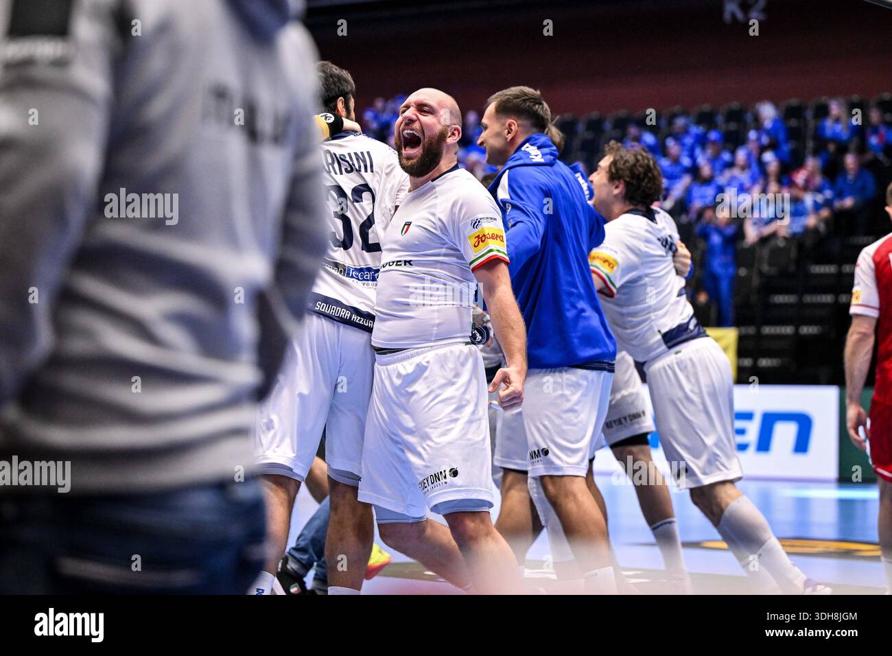 Jeremi Pirani of Italy during Men's EHF Euro 2026 - Poland vs Italy ...