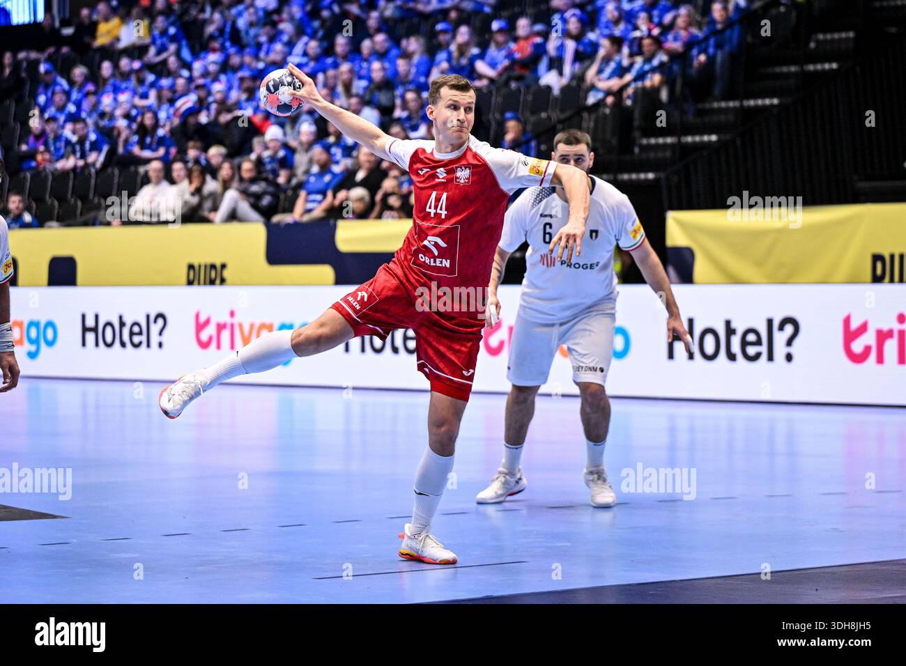 Mikolaj Czaplinski of Poland during Men's EHF Euro 2026 - Poland vs ...
