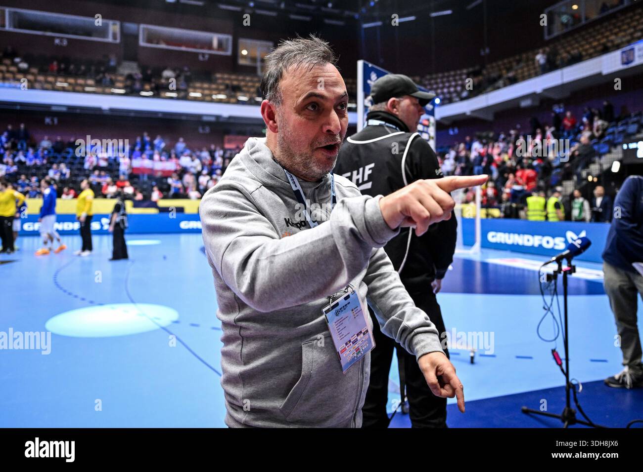 Robert Bob Hanning Head Coach of Italy during Men's EHF Euro 2026 ...