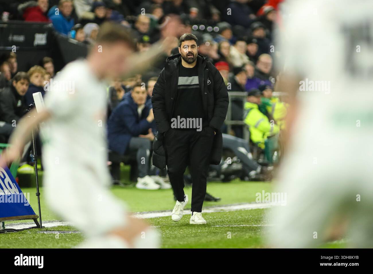 Swansea City Head Coach Vitor Matos during the Sky Bet Championship ...