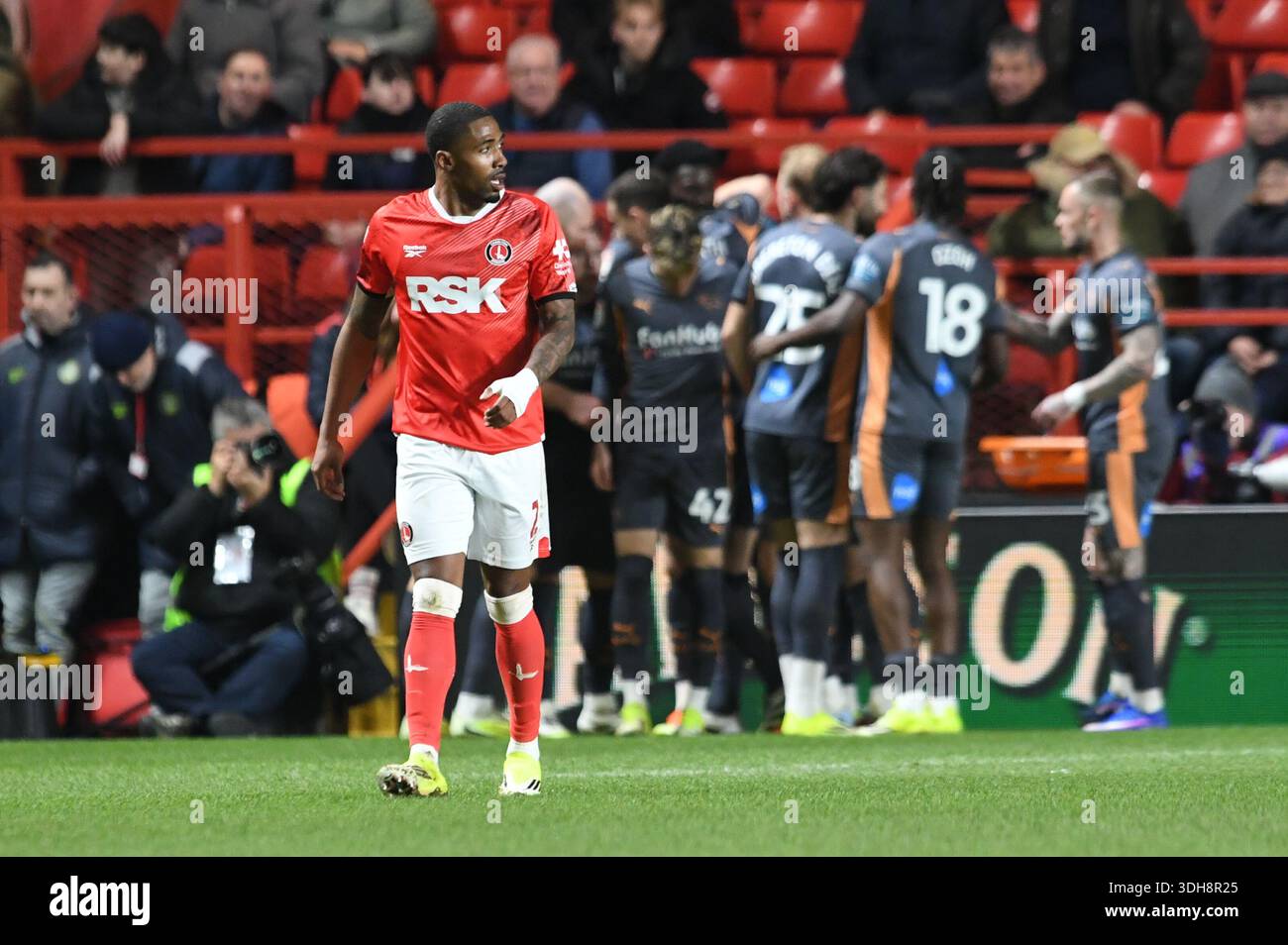 London, England. 20th Jan 2026. Kayne Ramsay reacts as Derby County ...
