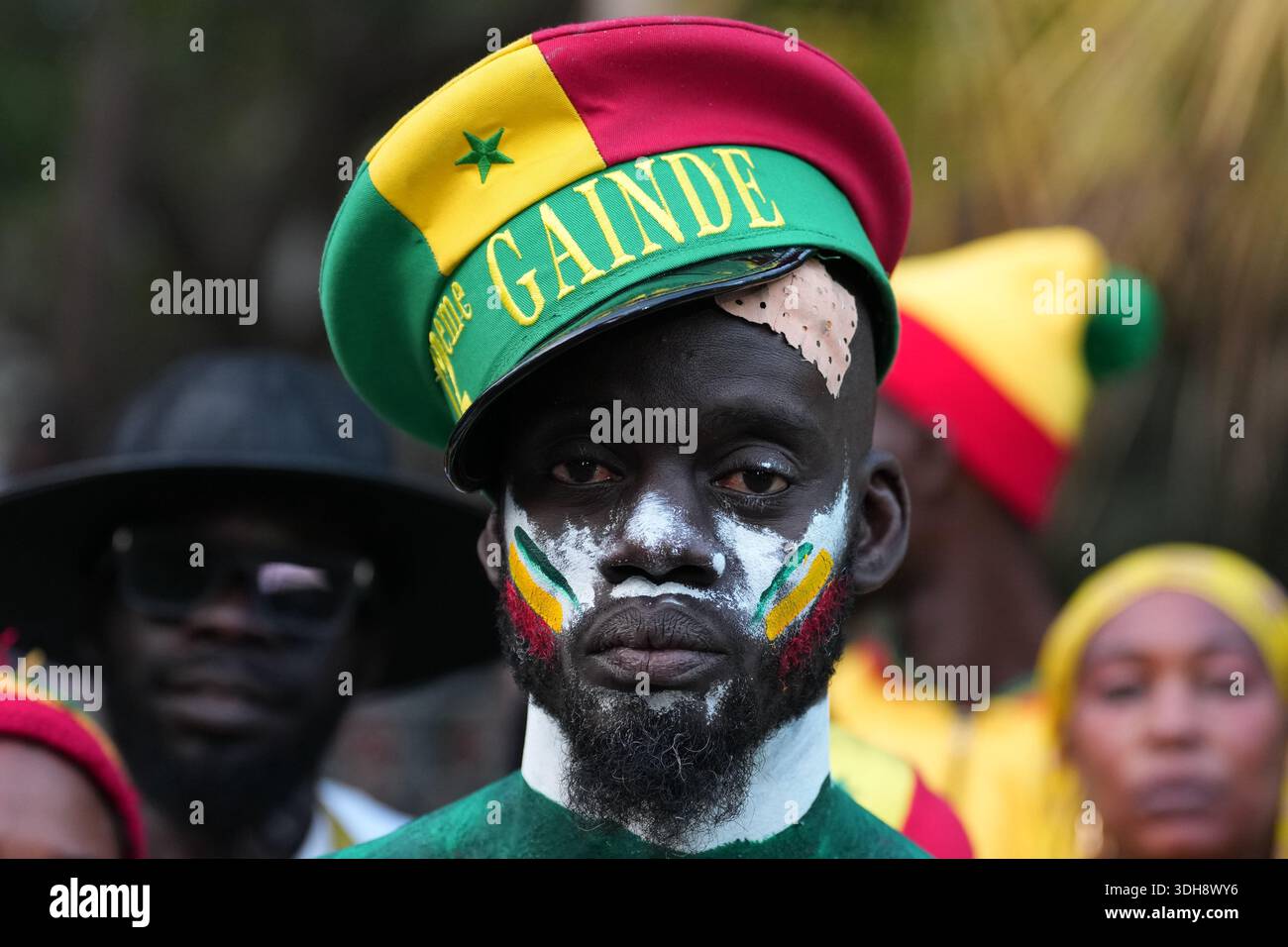 Fans celebrate the Senegalese soccer team's victory in the Africa Cup ...