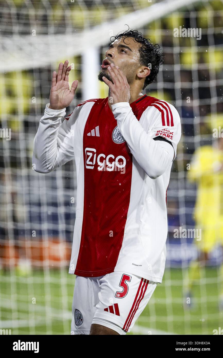 VILLARREAL - Owen Wijndal of AFC Ajax during the UEFA Champions League ...