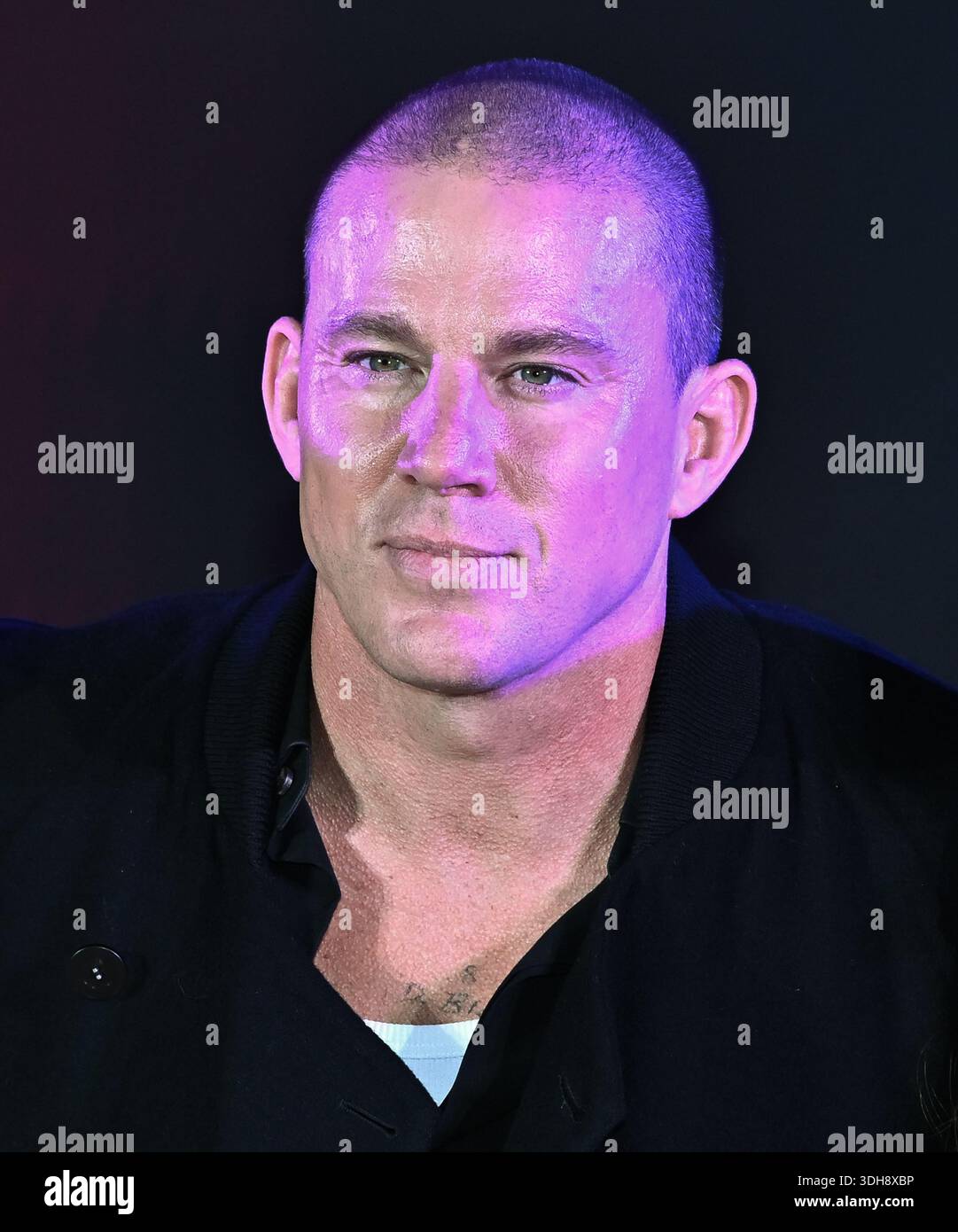 Actor Channing Tatum participates in a "Magic Mike Live" special ...