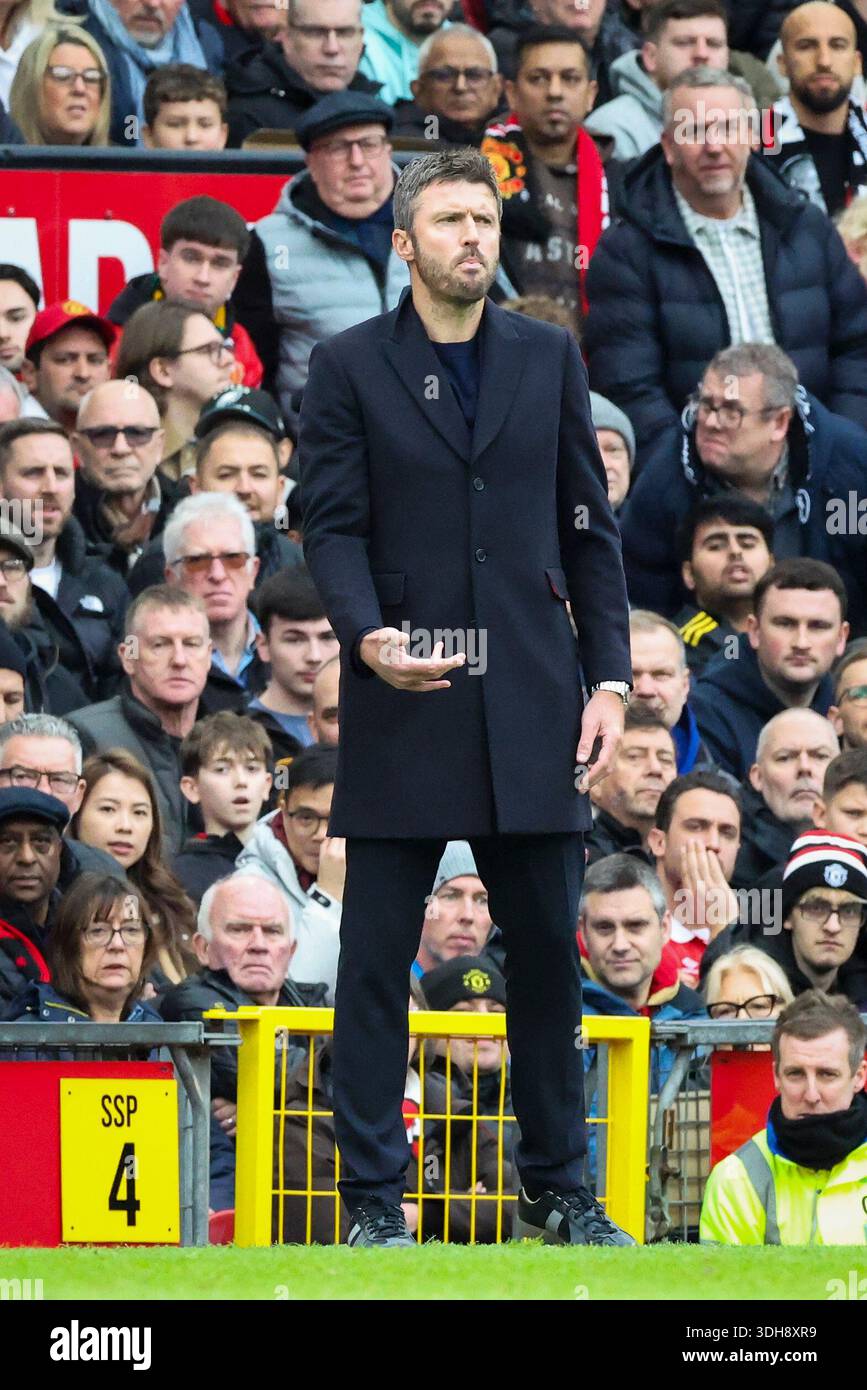 Manchester United first team head coach Michael Carrick (Manager ...