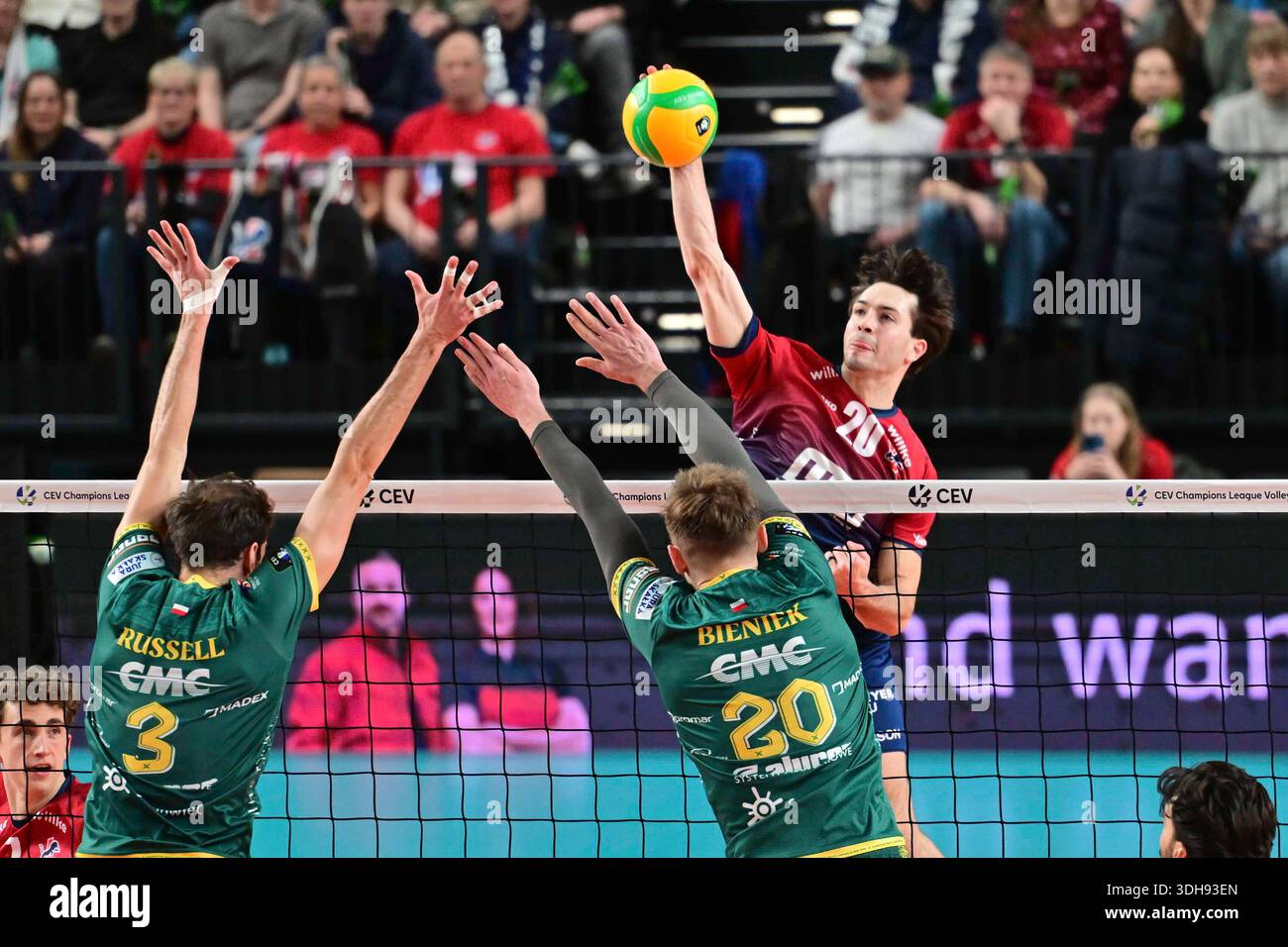 January 20, 2026, LKH Arena, Lueneburg, GER; CEV Champions League, SVG ...