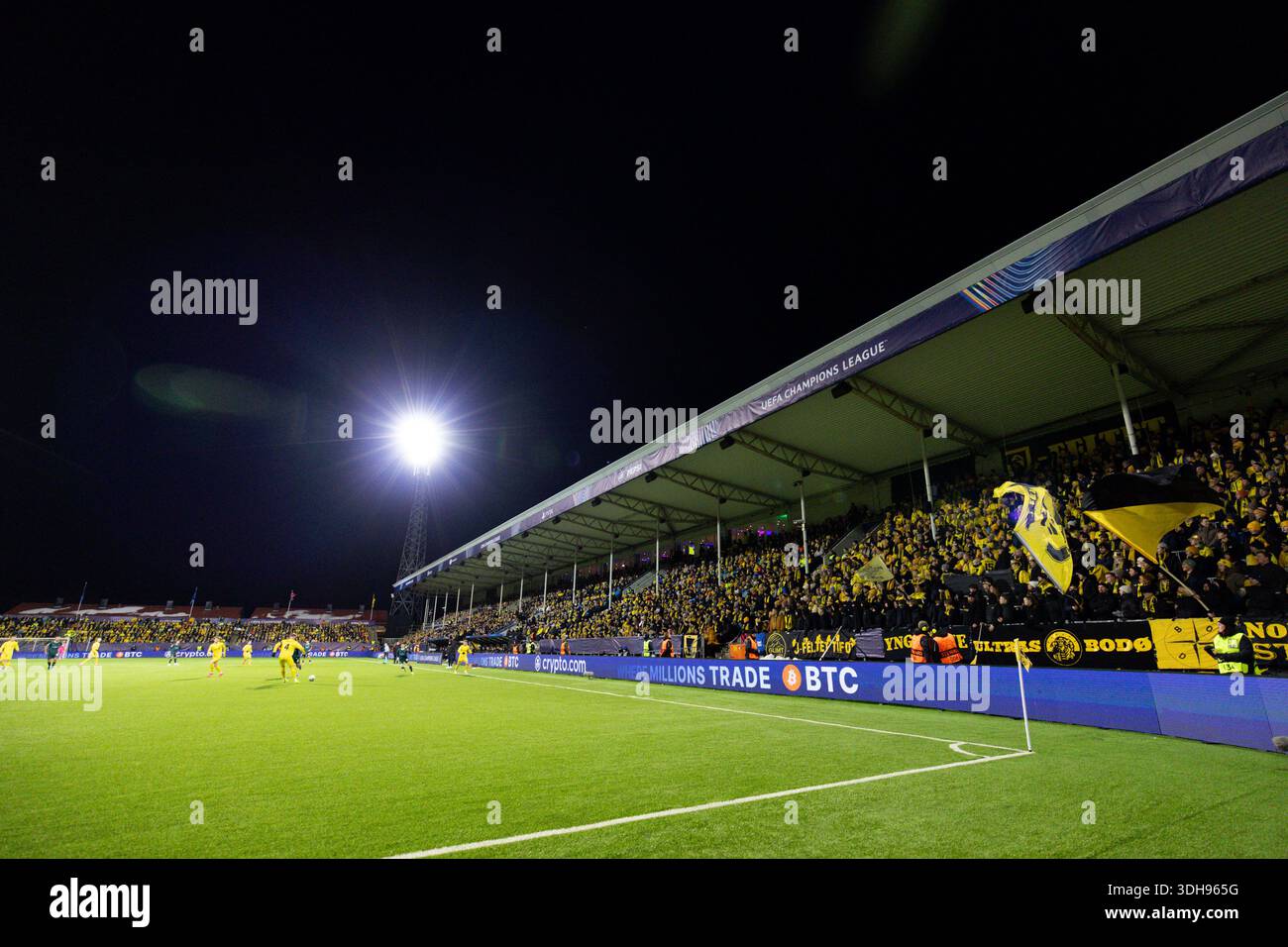 General view inside the stadium during the UEFA Champions League ...