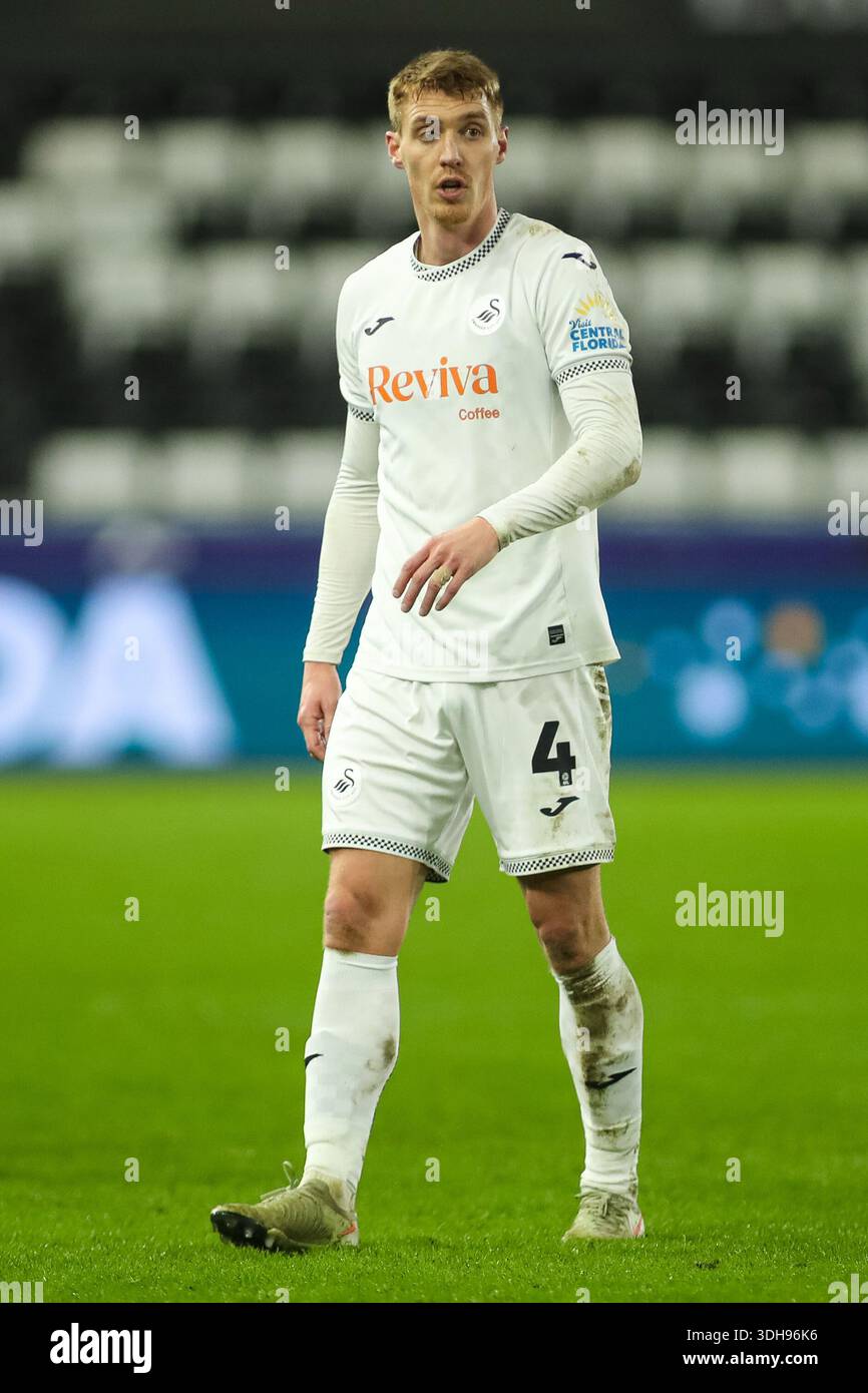 Jay Fulton of Swansea City during the Sky Bet Championship match ...