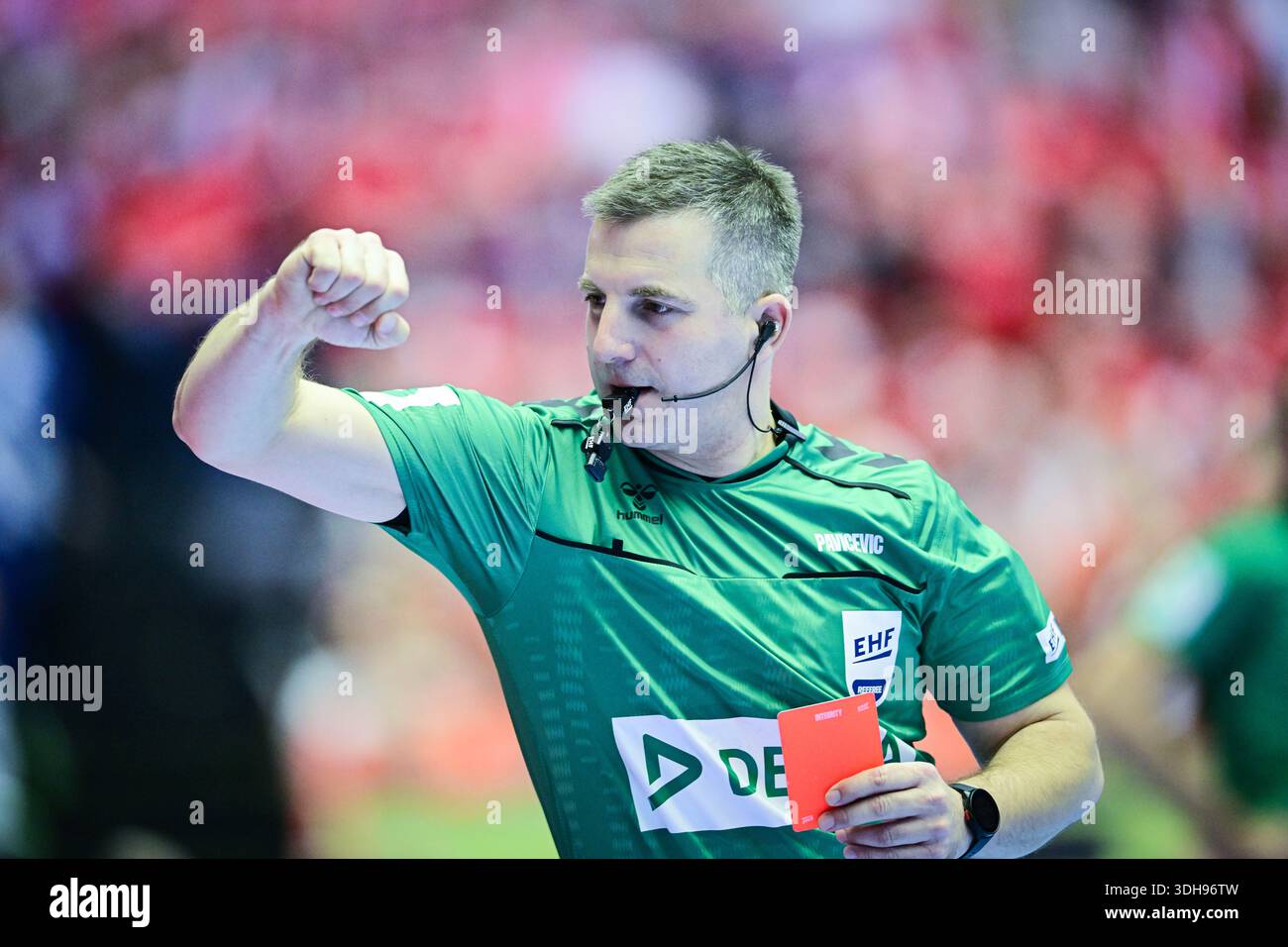 Herning, Denmark. 20th Jan, 2026. Handball, Men, European Championship ...