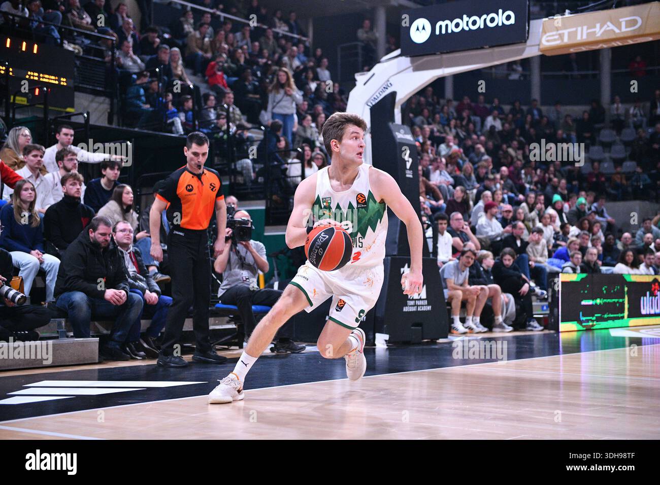 Dovydas Giedraitis from Zalgiris during the Turkish Airlines EuroLeague ...