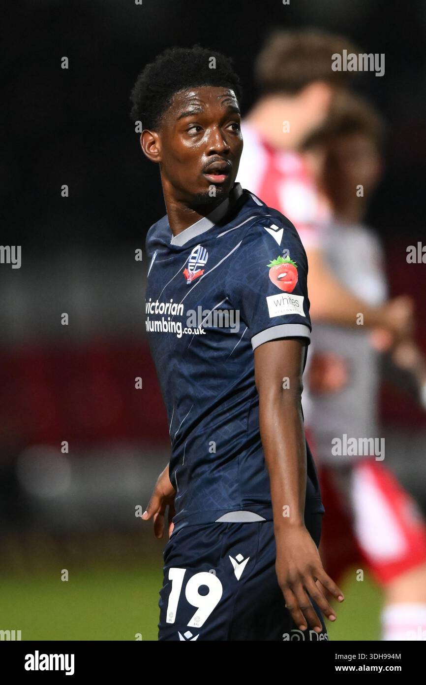 Amario Cozier Duberry of Bolton Wanderers during the Sky Bet League 1 ...