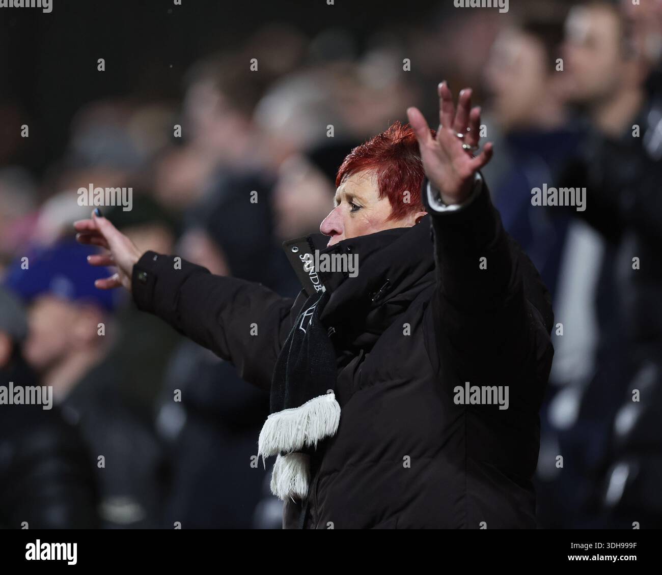 Derby County fan during the Sky Bet Championship match at The Valley ...