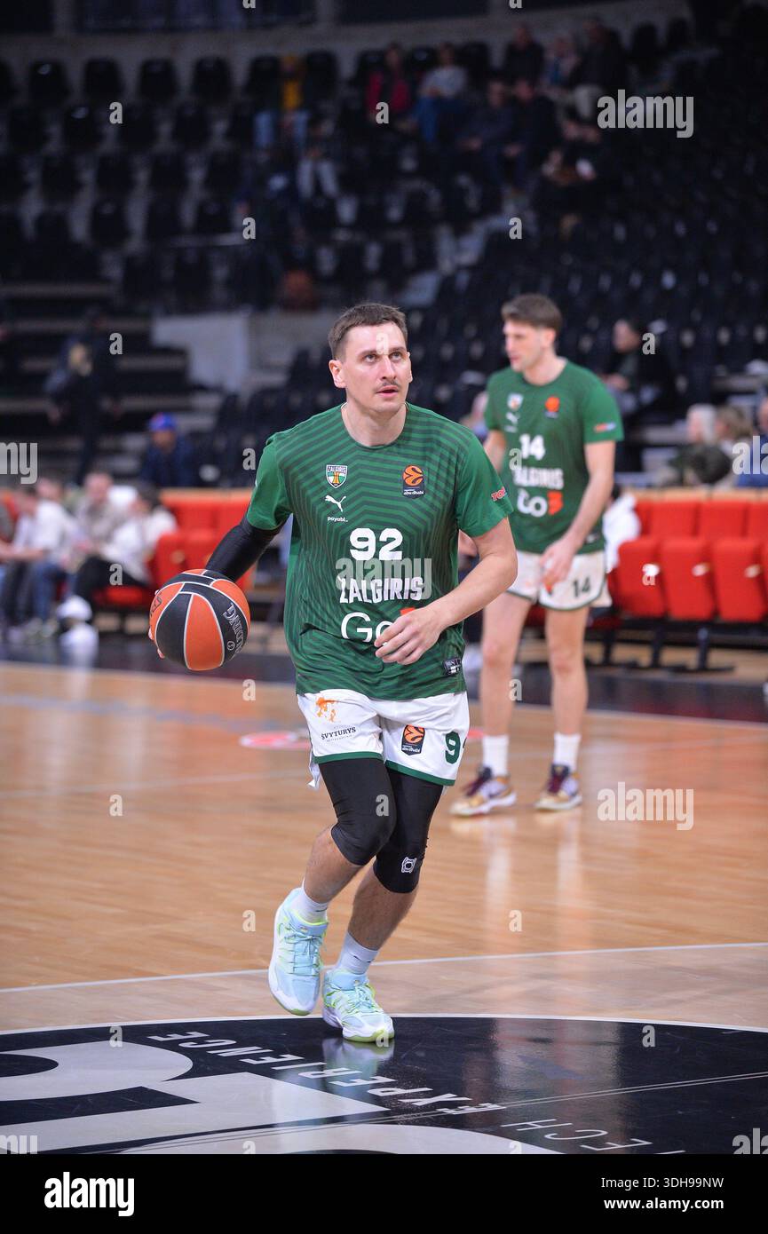 Zalgiris captain Edgaras Ulanovas during the Turkish Airlines ...