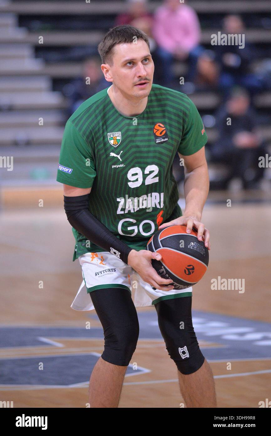 Zalgiris captain Edgaras Ulanovas during the Turkish Airlines ...