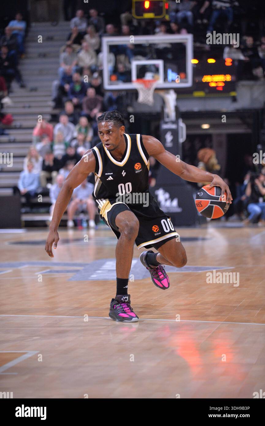 Paul Eboua from ASVEL during the Turkish Airlines EuroLeague basketball ...