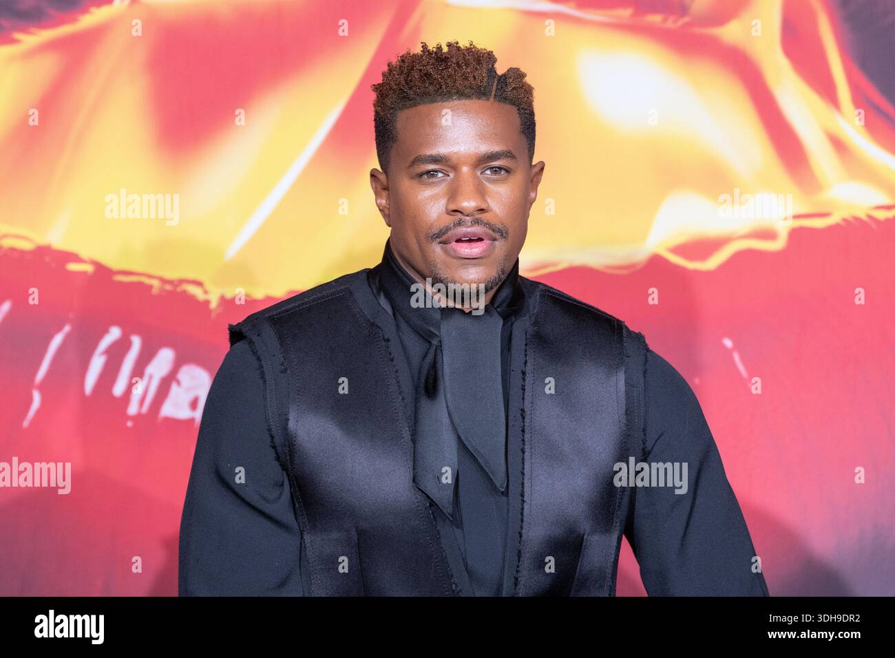 1/19/2026 Actor Jeremy Pope attends the red carpet for "The Beauty" at ...
