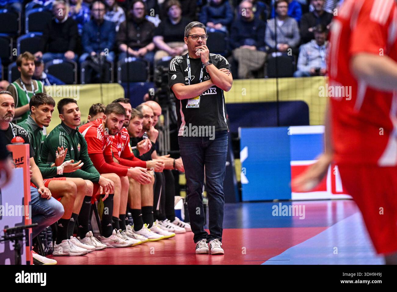 Chema Rodriguez Head Coach of Hungary during Men's EHF Euro 2026 ...