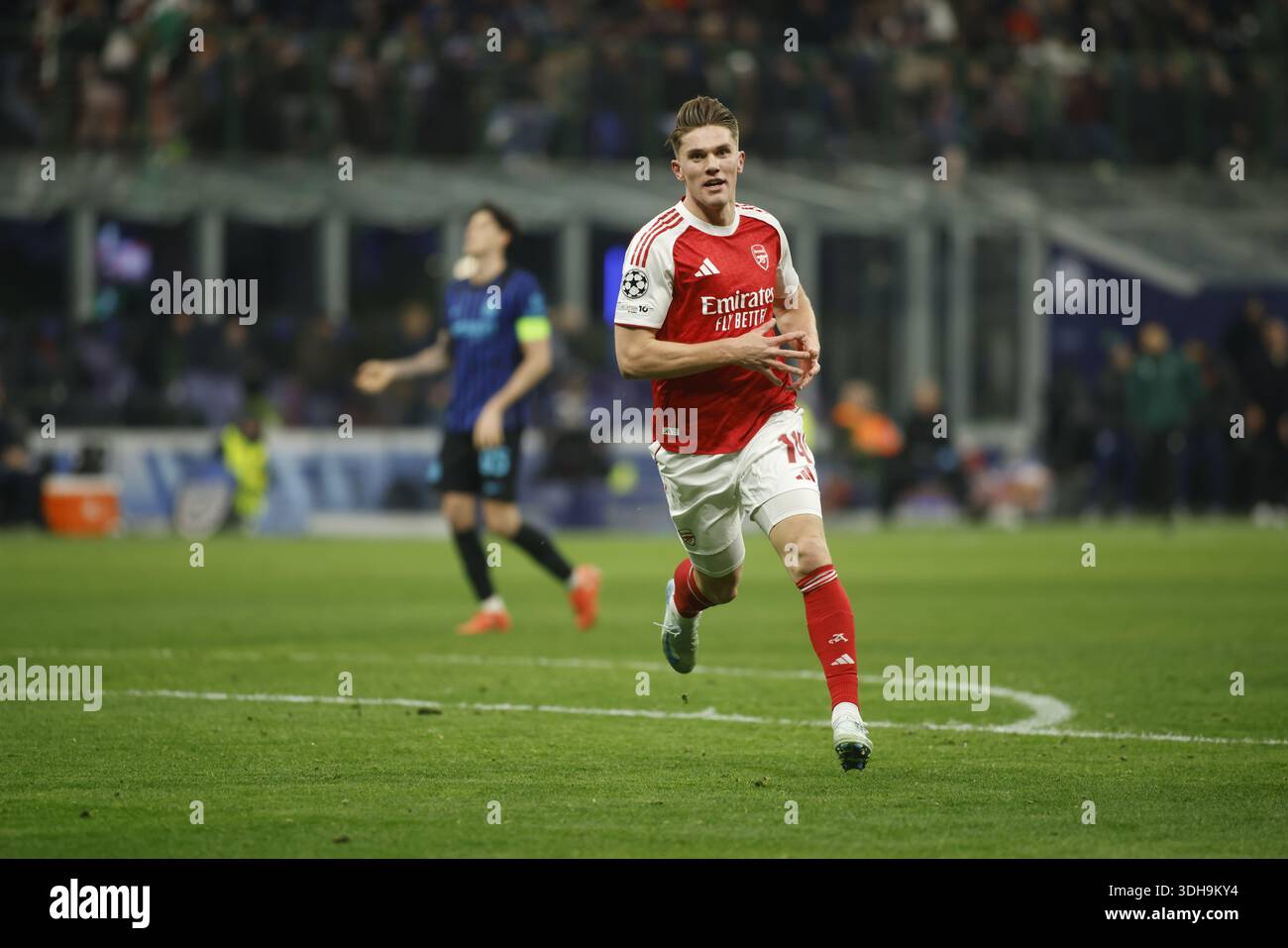 Viktor Gyokeres of FC Arsenal celebrating after a goal during the Uefa ...