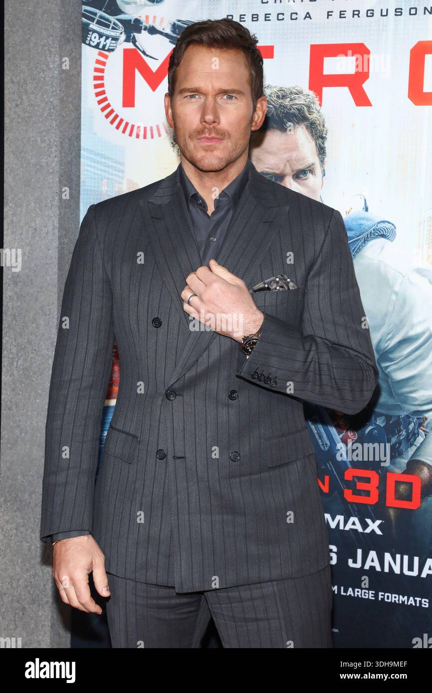 Chris Pratt attends the premiere of "Mercy" at AMC Lincoln Square on ...