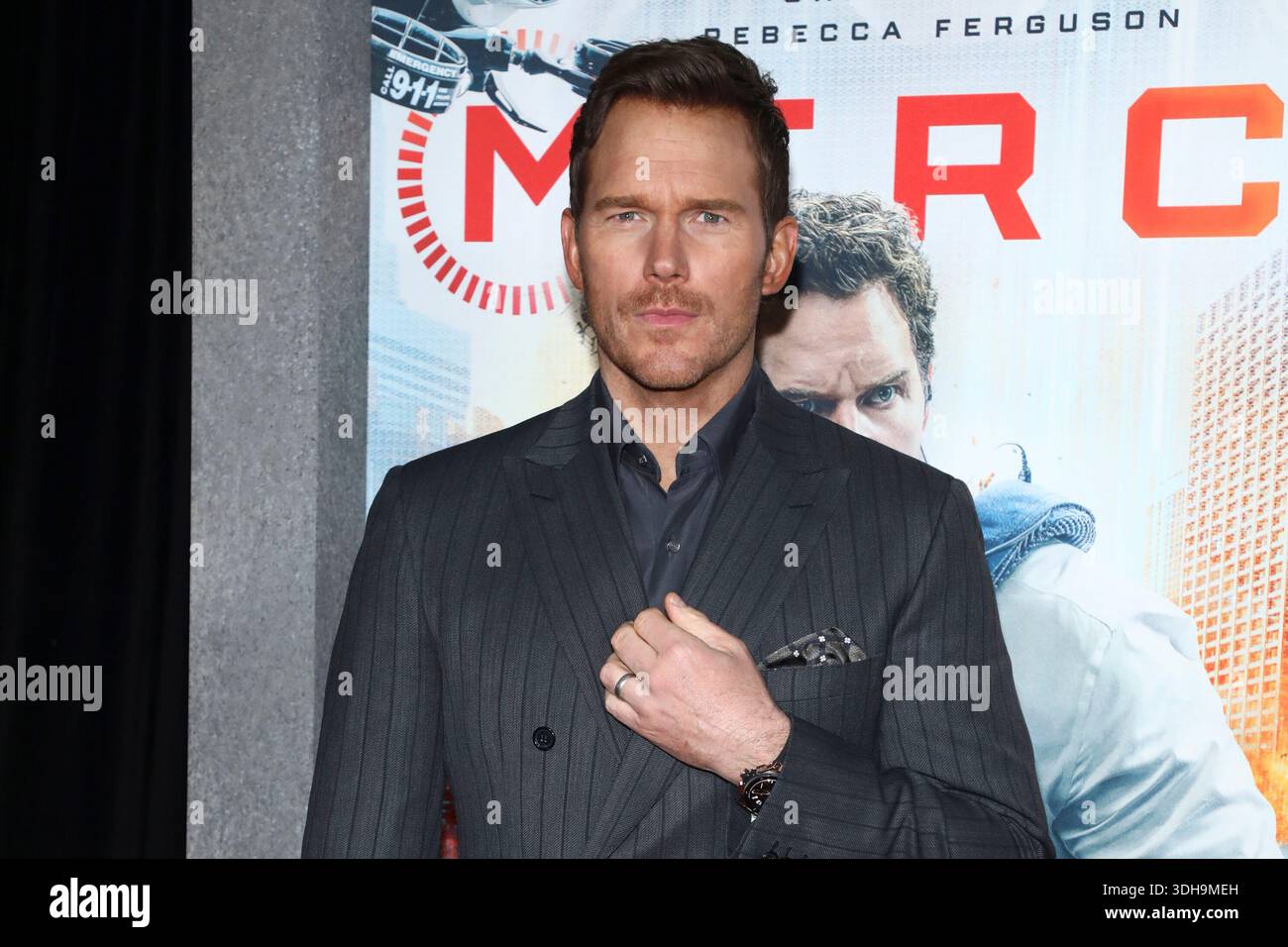 Chris Pratt attends the premiere of "Mercy" at AMC Lincoln Square on ...