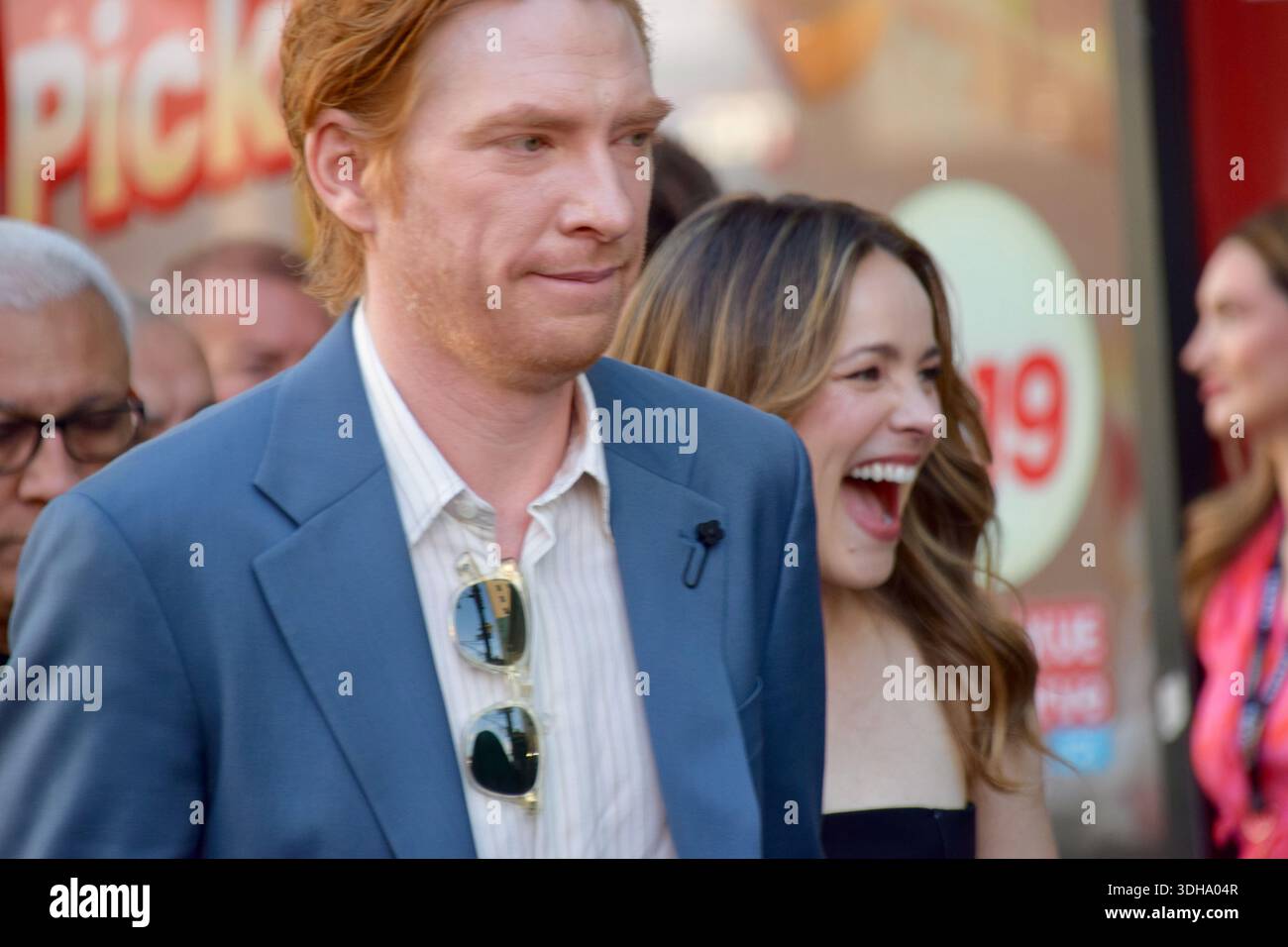 Hollywood, California on January 20, 2026. Actors Domhnall Gleeson and ...