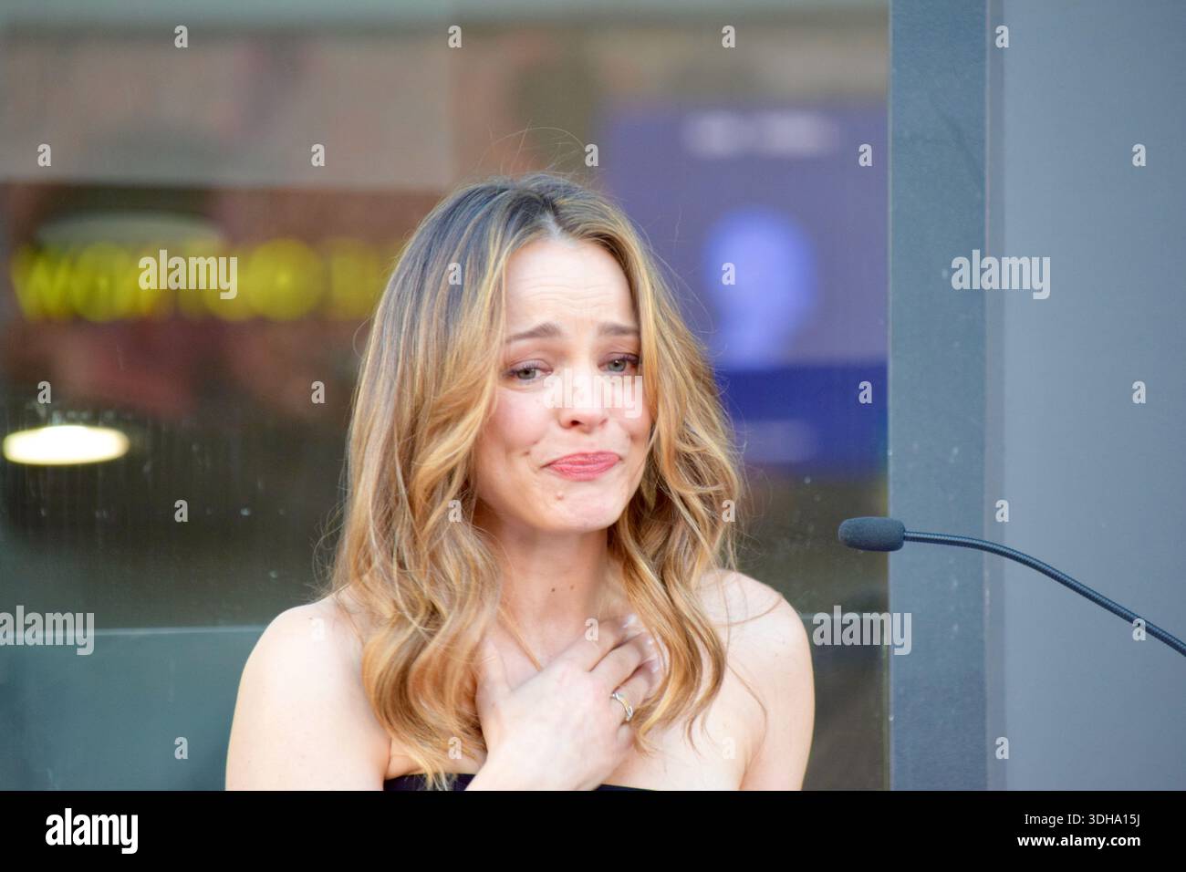Actress Rachel McAdams during her Hollywood Walk of Fame star ceremony ...