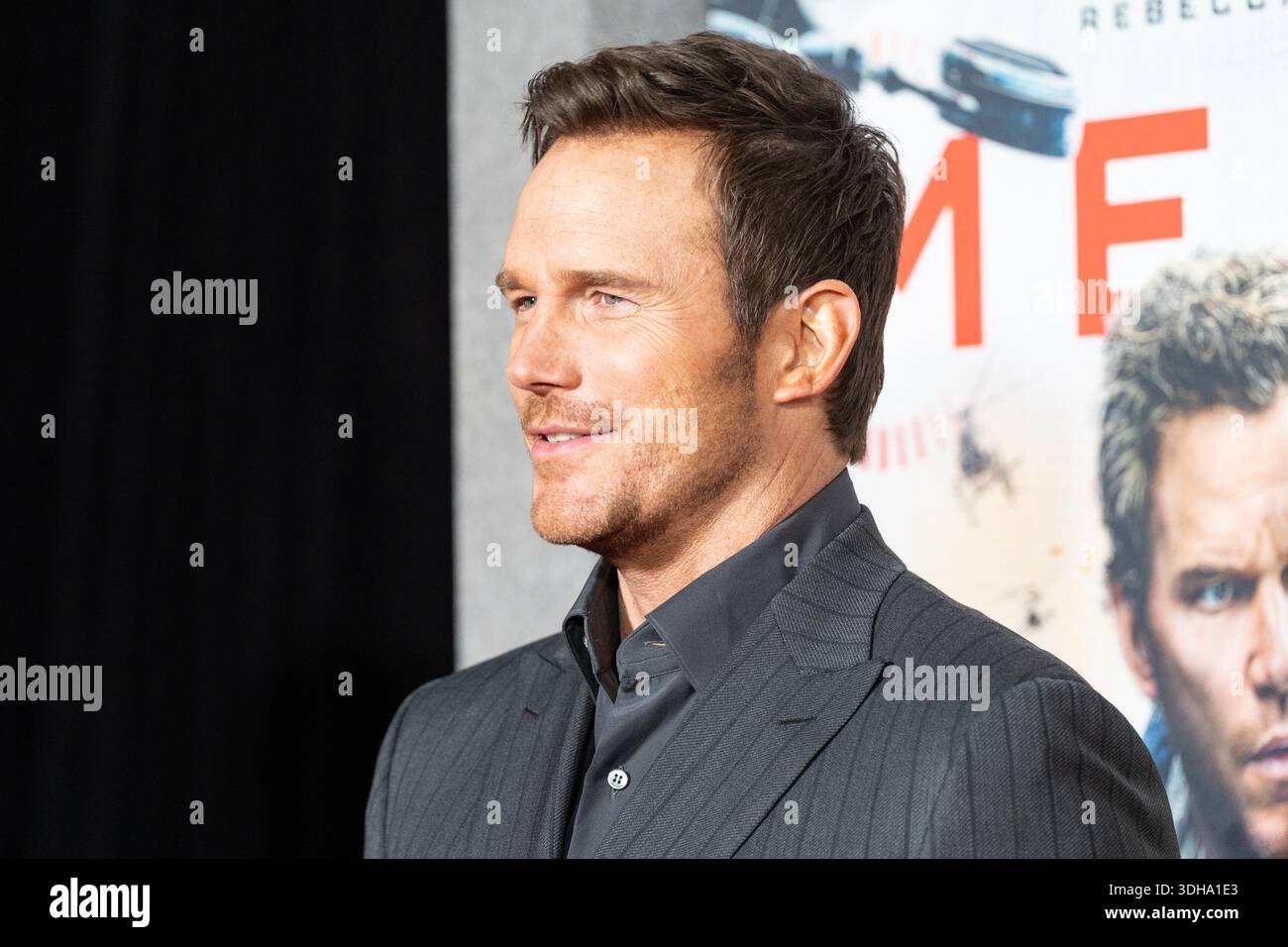 Chris Pratt attends premiere of Mercy by Amazon MGM Studios at AMC ...