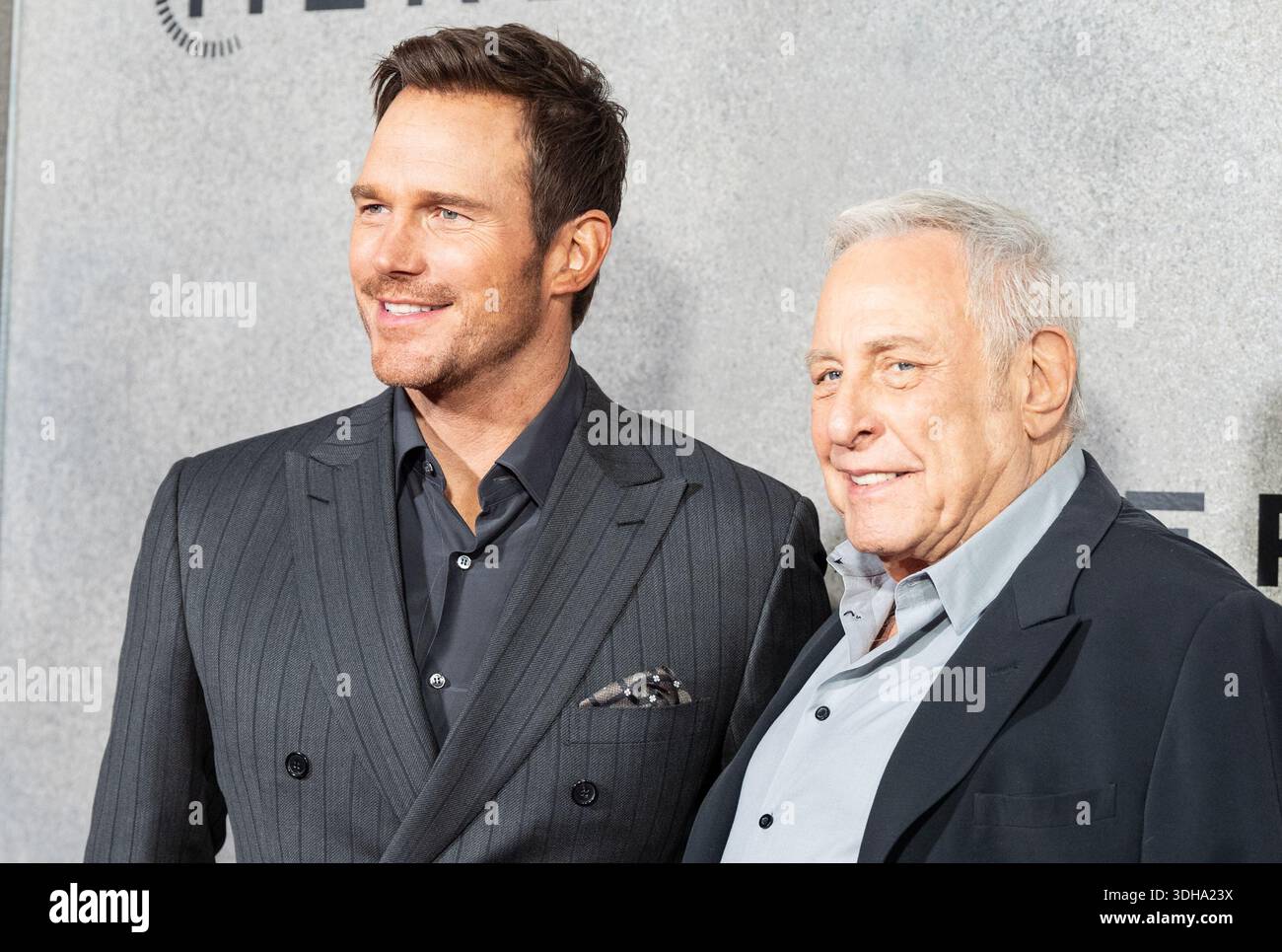 Chris Pratt and Charles Roven attend premiere of Mercy by Amazon MGM ...