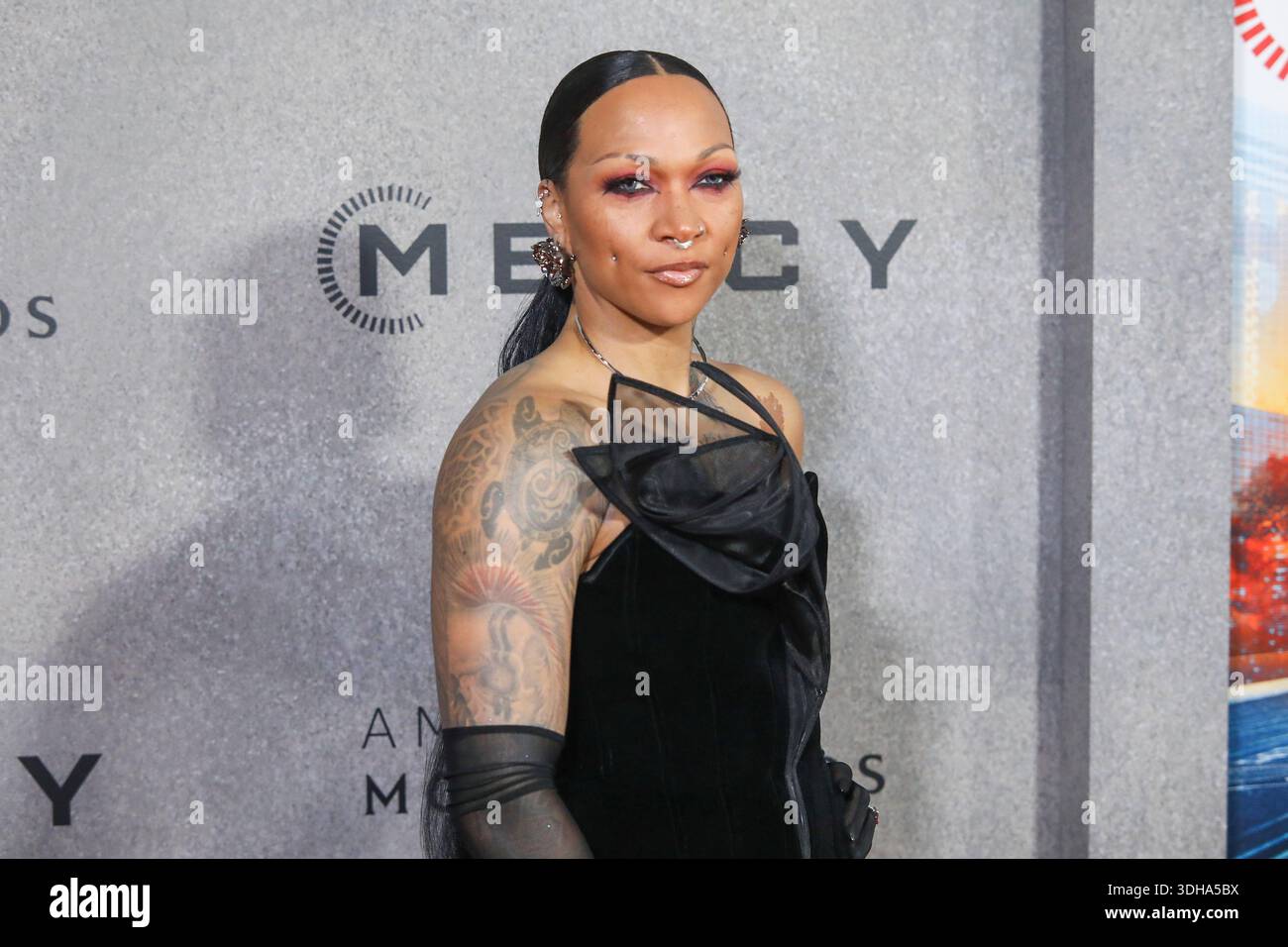 Actor Kali Reis attends the premiere of "Mercy" at AMC Lincoln Square ...