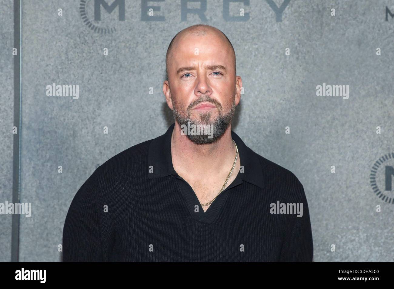 Actor Chris Sullivan attends the premiere of "Mercy" at AMC Lincoln ...
