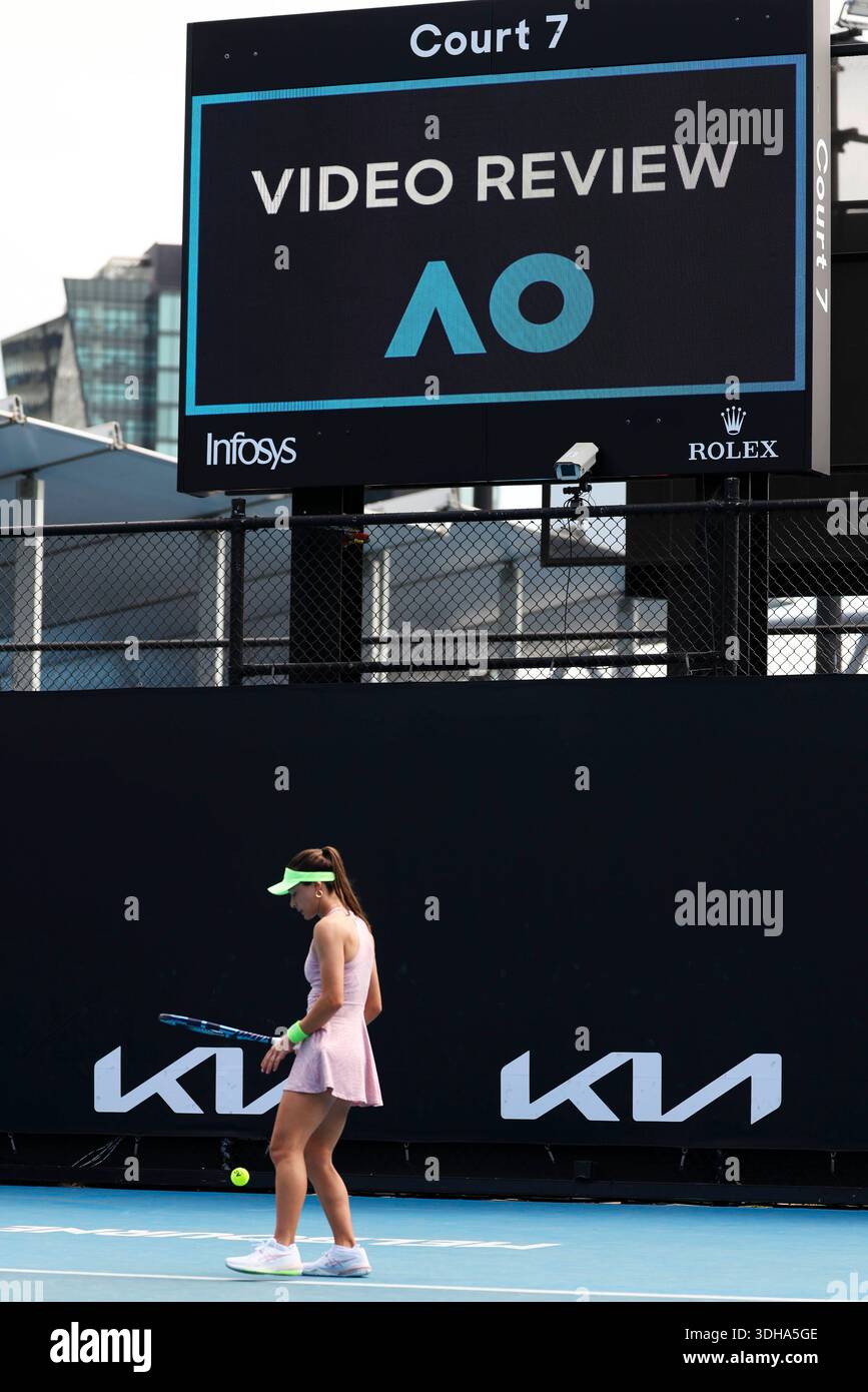 Melbourne, Australia. 21st Jan, 2026. Turkish tennis player Zeynep ...