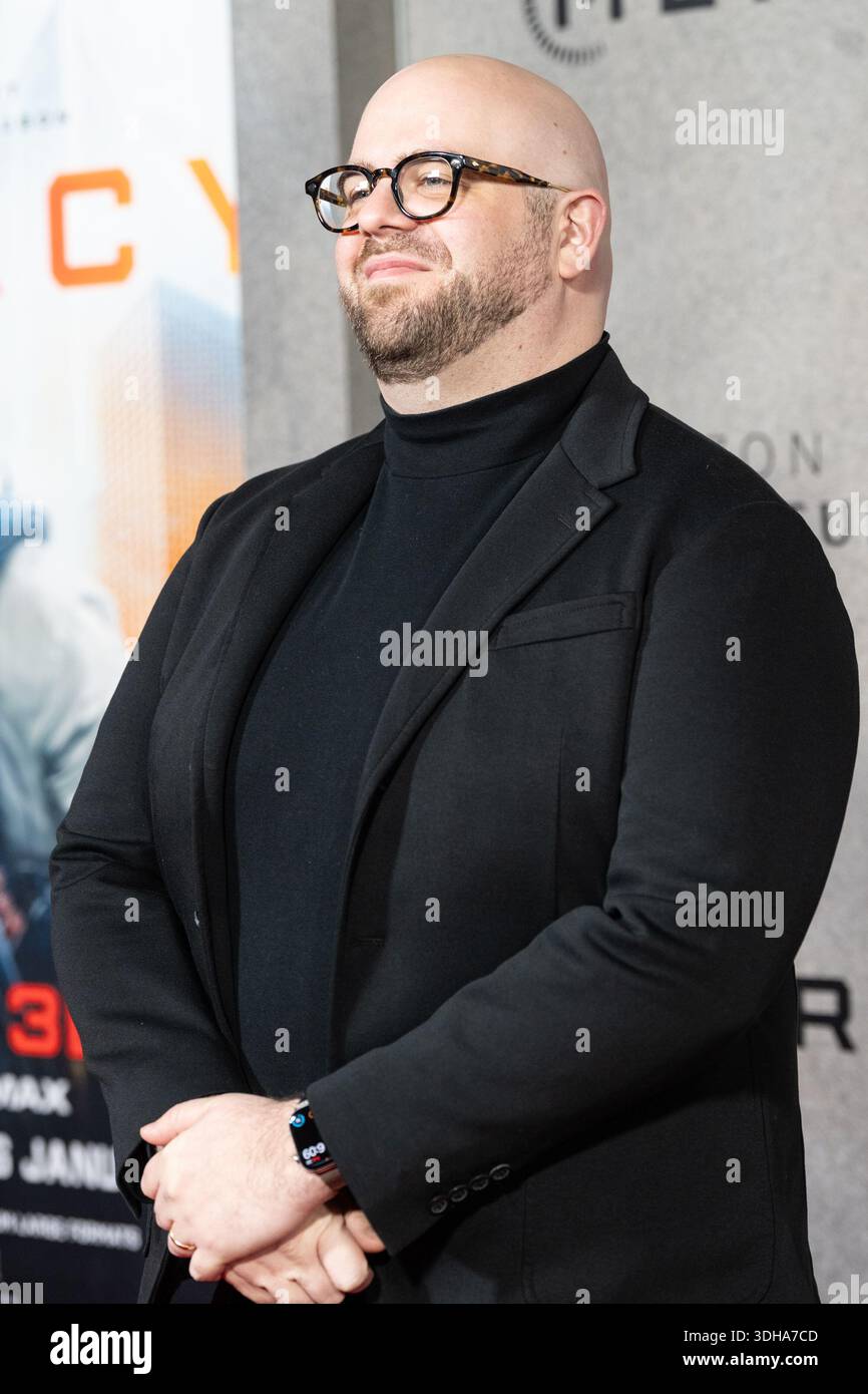 Robert Amidon attends premiere of Mercy by Amazon MGM Studios at AMC ...