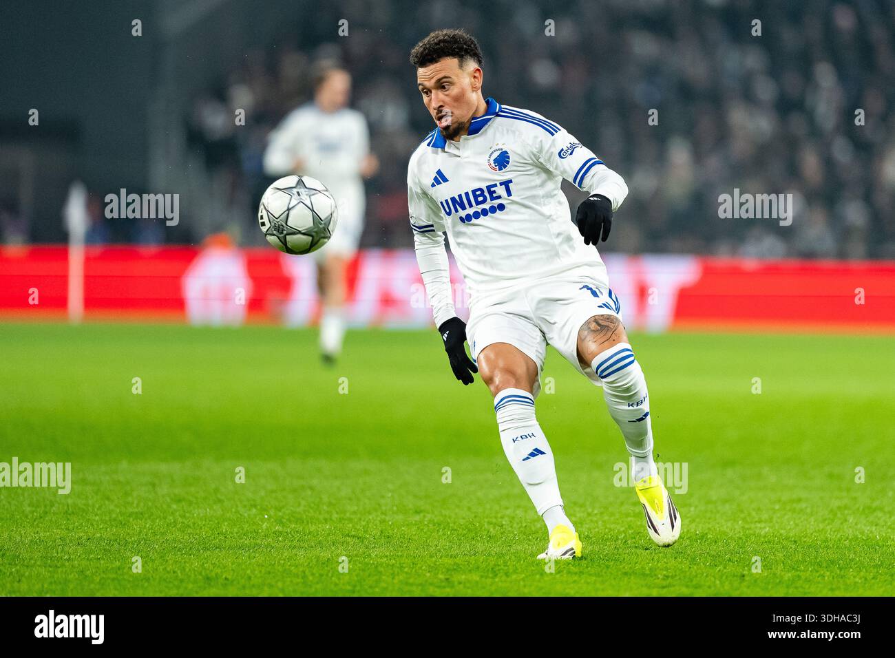 Copenhagen, Denmark. 20th Jan, 2026. Jordan Larsson (11) of FC ...
