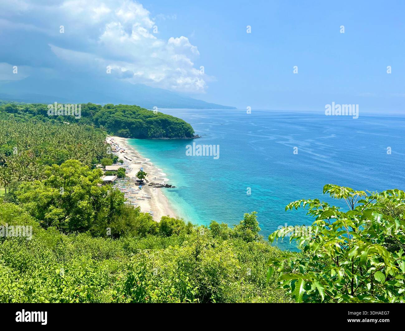 Bugbug, Indonesia. 21st Jan, 2026. View of Virgin Beach, a white sandy ...