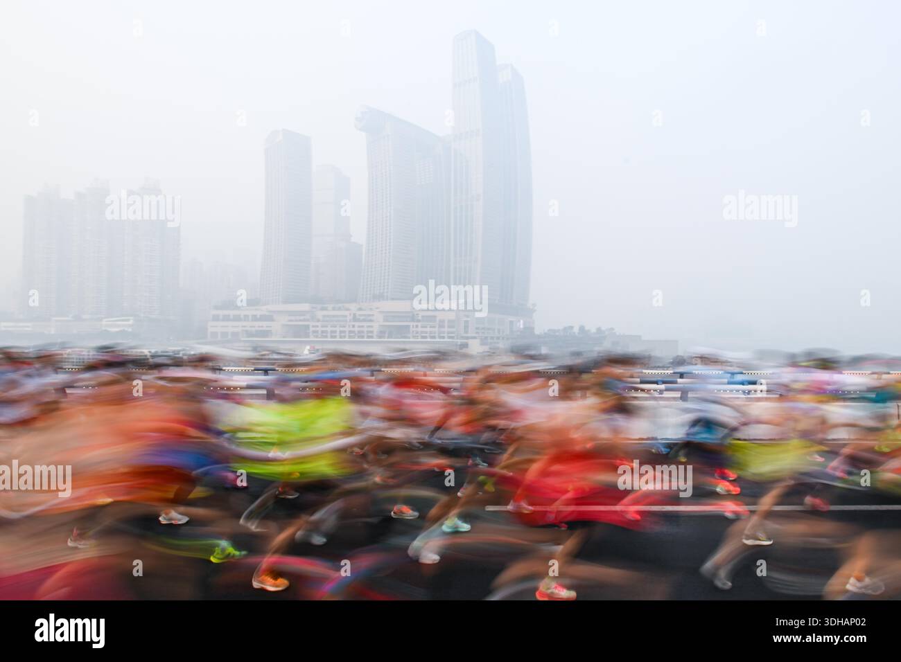 **CHINESE MAINLAND, HONG KONG, MACAU AND TAIWAN OUT**Runners compete in ...