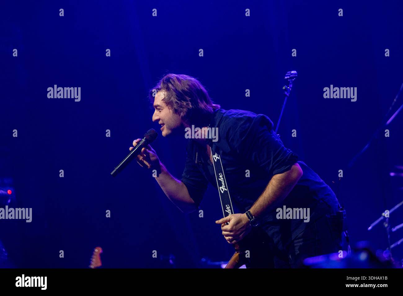 Shanghai, China. 20th Jan, 2026. Tyler Lyle singing on stage during the ...